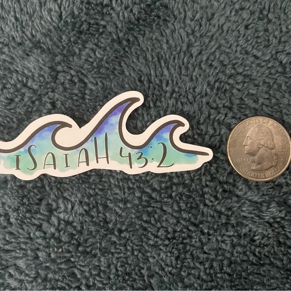 Other | 110 Stickers Isaiah 432 Verse Wave Design Sticker | Poshmark